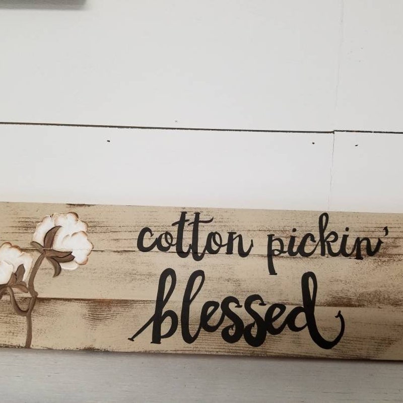 Cotton Pickin Blessed Wreath - Etsy