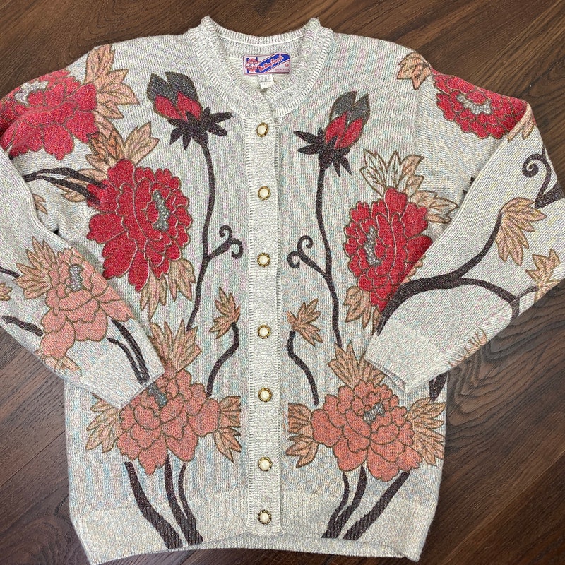 Preppy Cardigan - Etsy