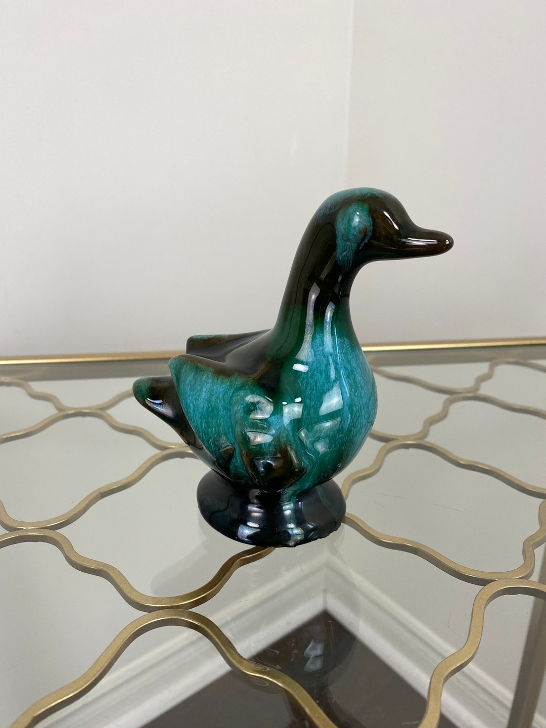 Blue Mountain Pottery Duck Statue Figurine Mid Century Home Decor ...
