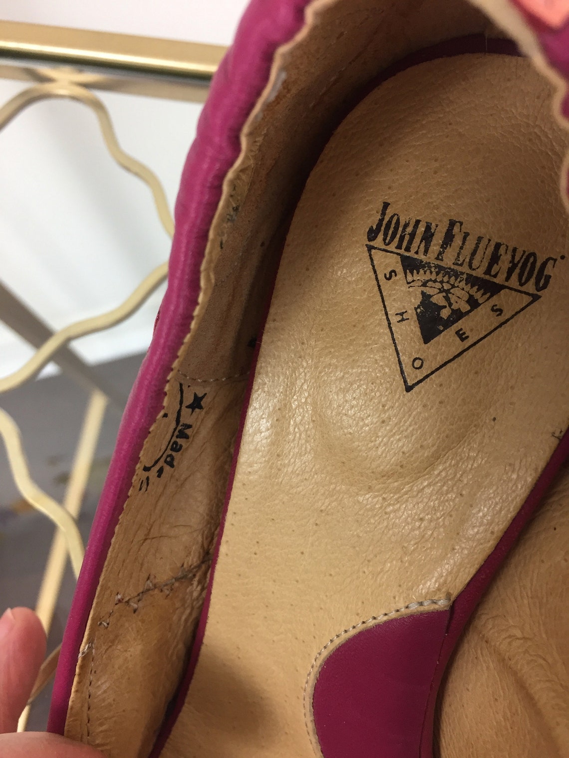 FLUEVOG Pink Pumps Size 7 Two Tone Pin-Up Rockabilly | Etsy