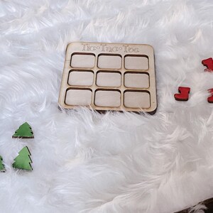Christmas Tic Tac Toe Game - Etsy