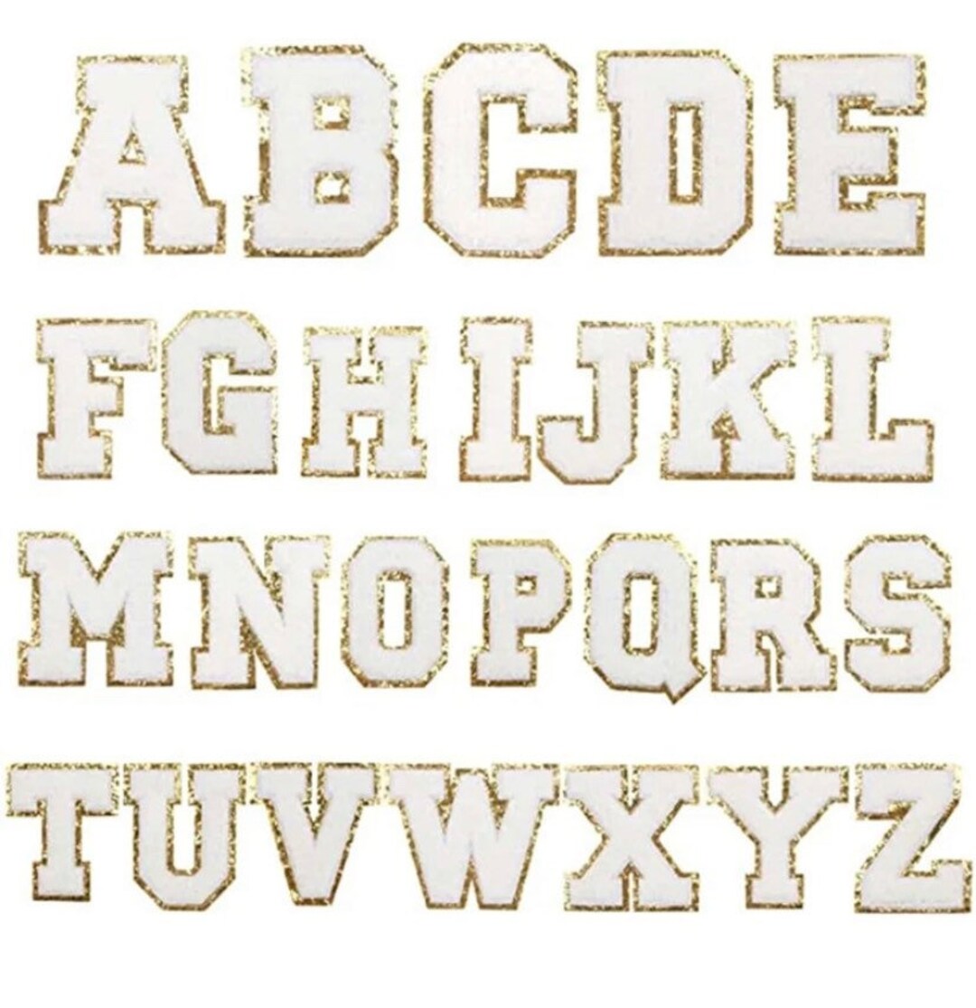 Varsity Letter Self Adhesive Patch - Etsy