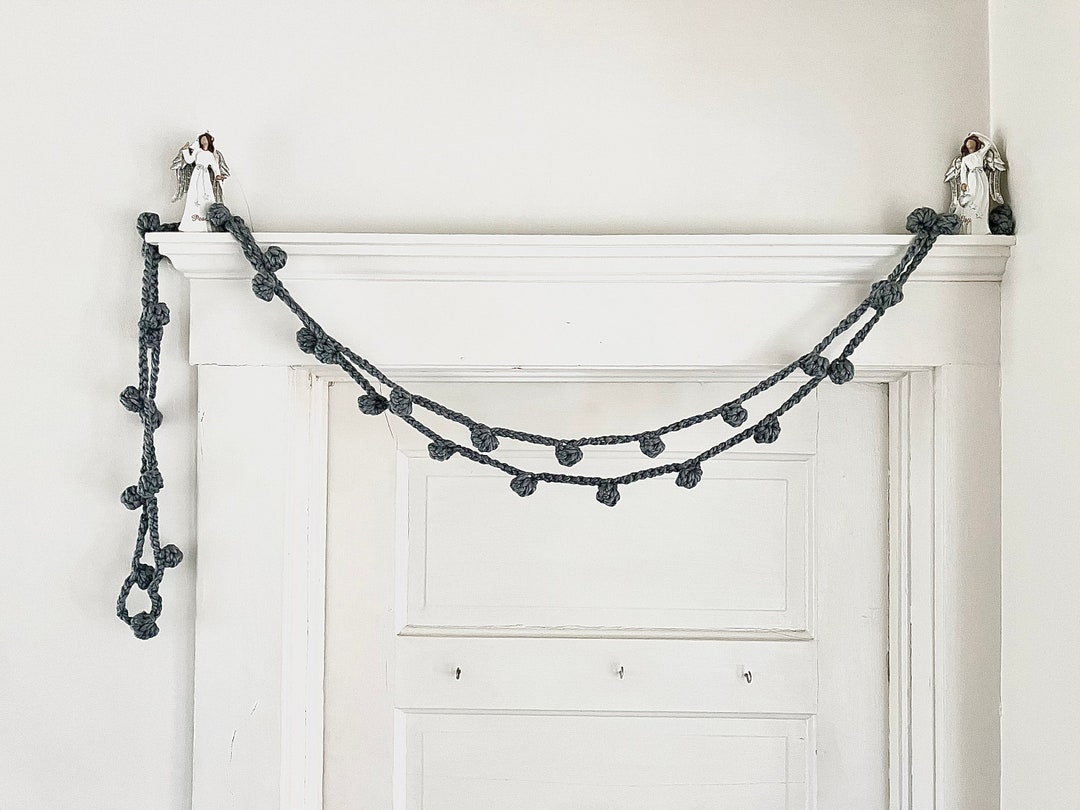 Slate Festoon Garland - Ready to Ship! - Modern, Cozy, Farmhouse Style ...