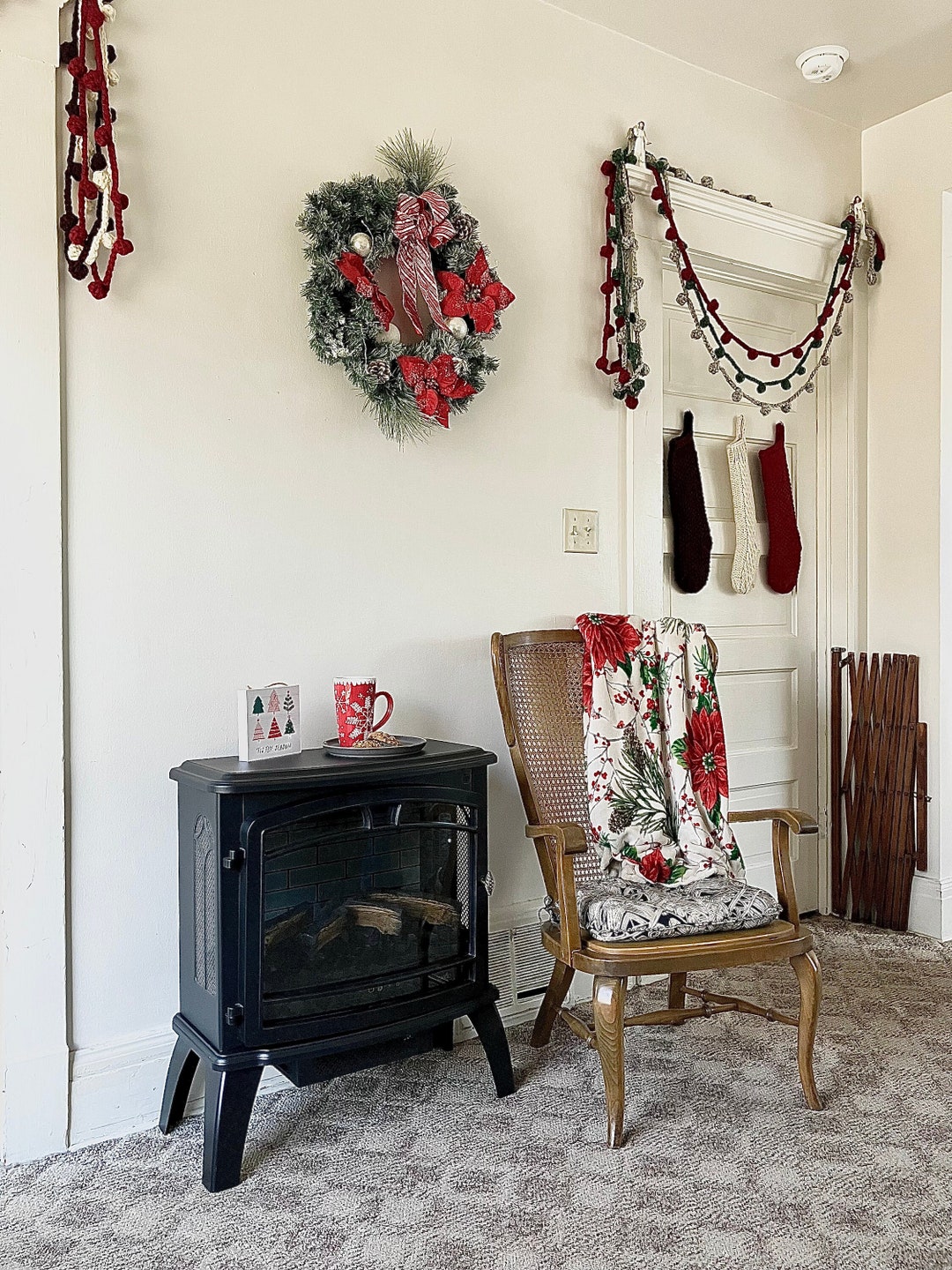 Festoon Garland - Made to Order! - Modern, Cozy, Farmhouse Style, Hand ...