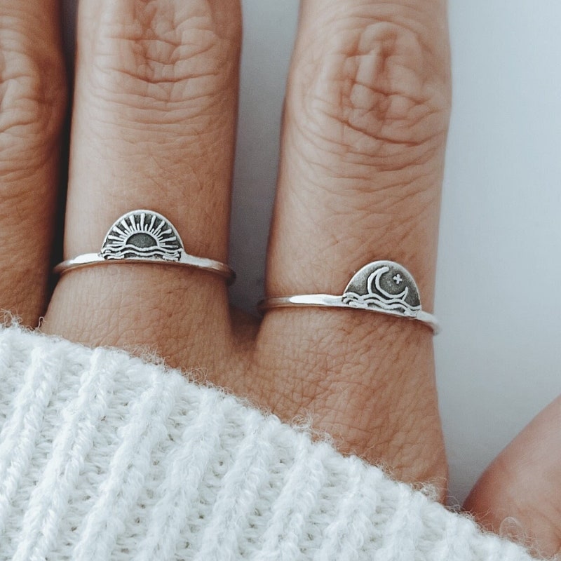 Friendship Sun and Moon - Etsy