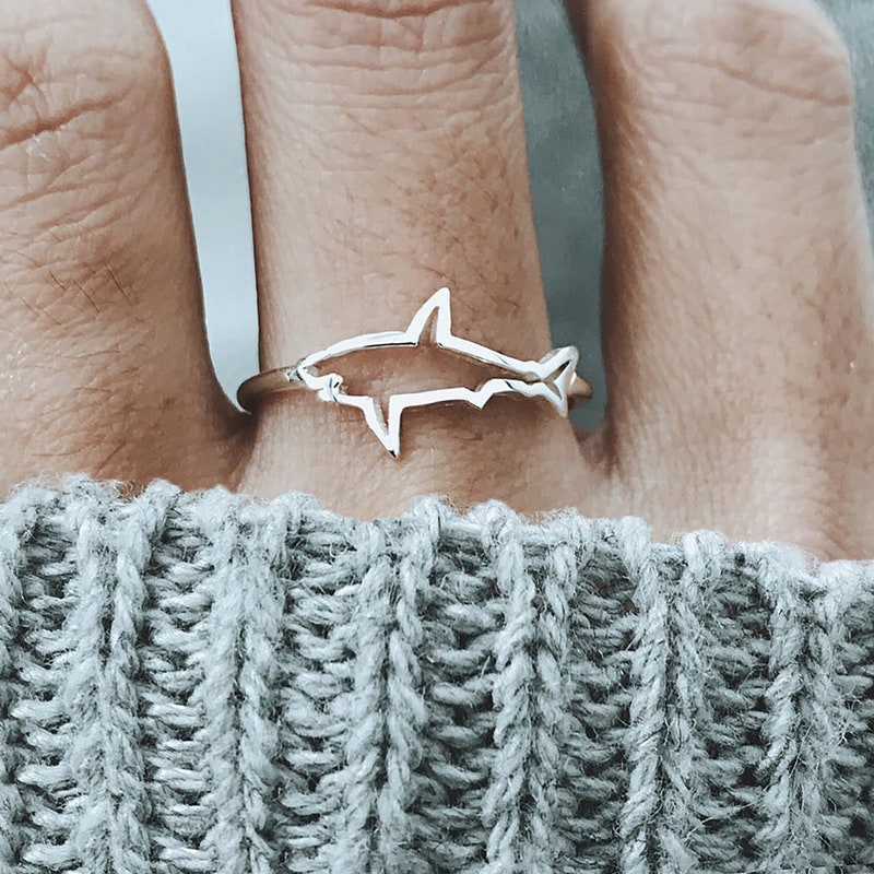 Shark Ring - Etsy