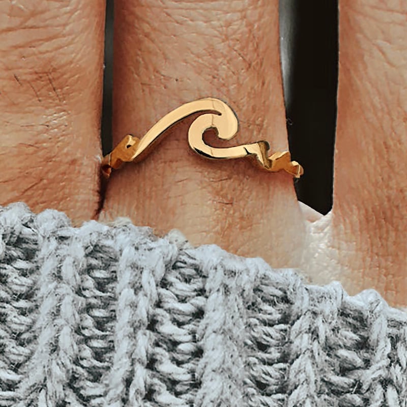 Wave Ring - Etsy
