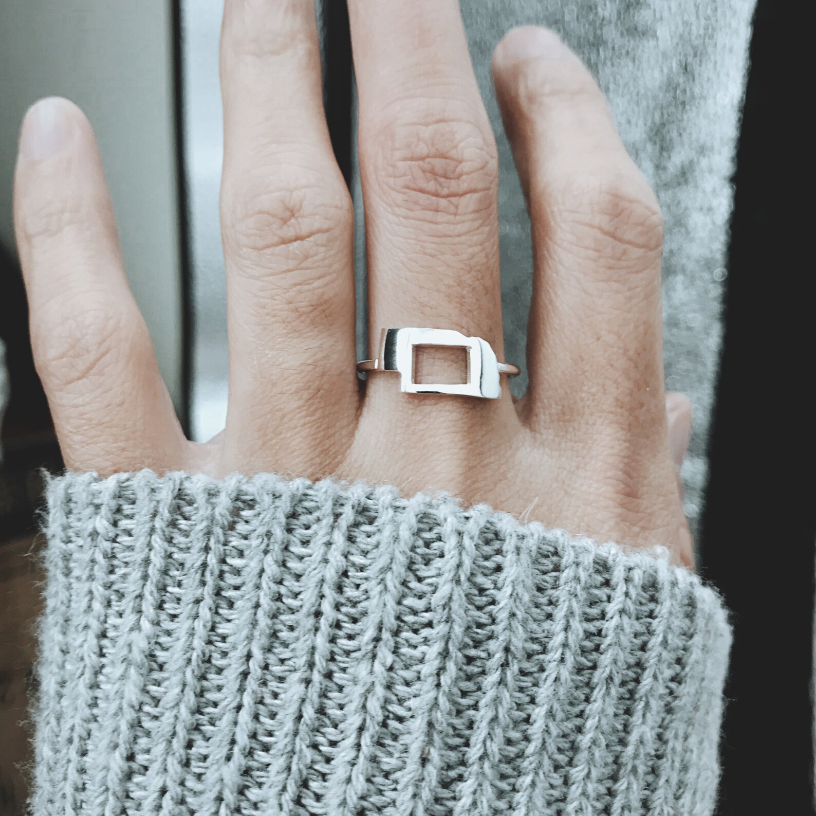 Long Distance Relationship Rings Personalized Friendship Ring - Etsy