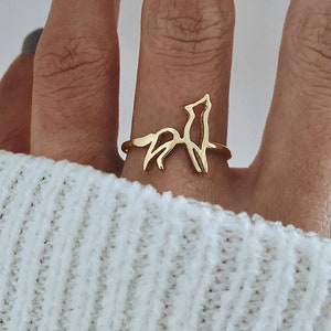 Wolf Ring - Etsy
