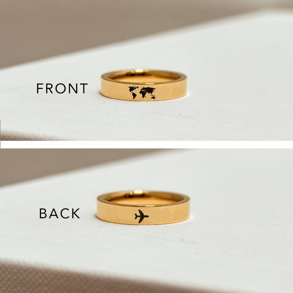 Airplane Ring - Etsy
