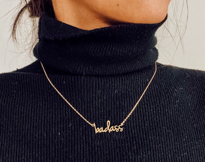 Badass Granddaughter Necklace Crown Necklace Straighten Your Crown ...