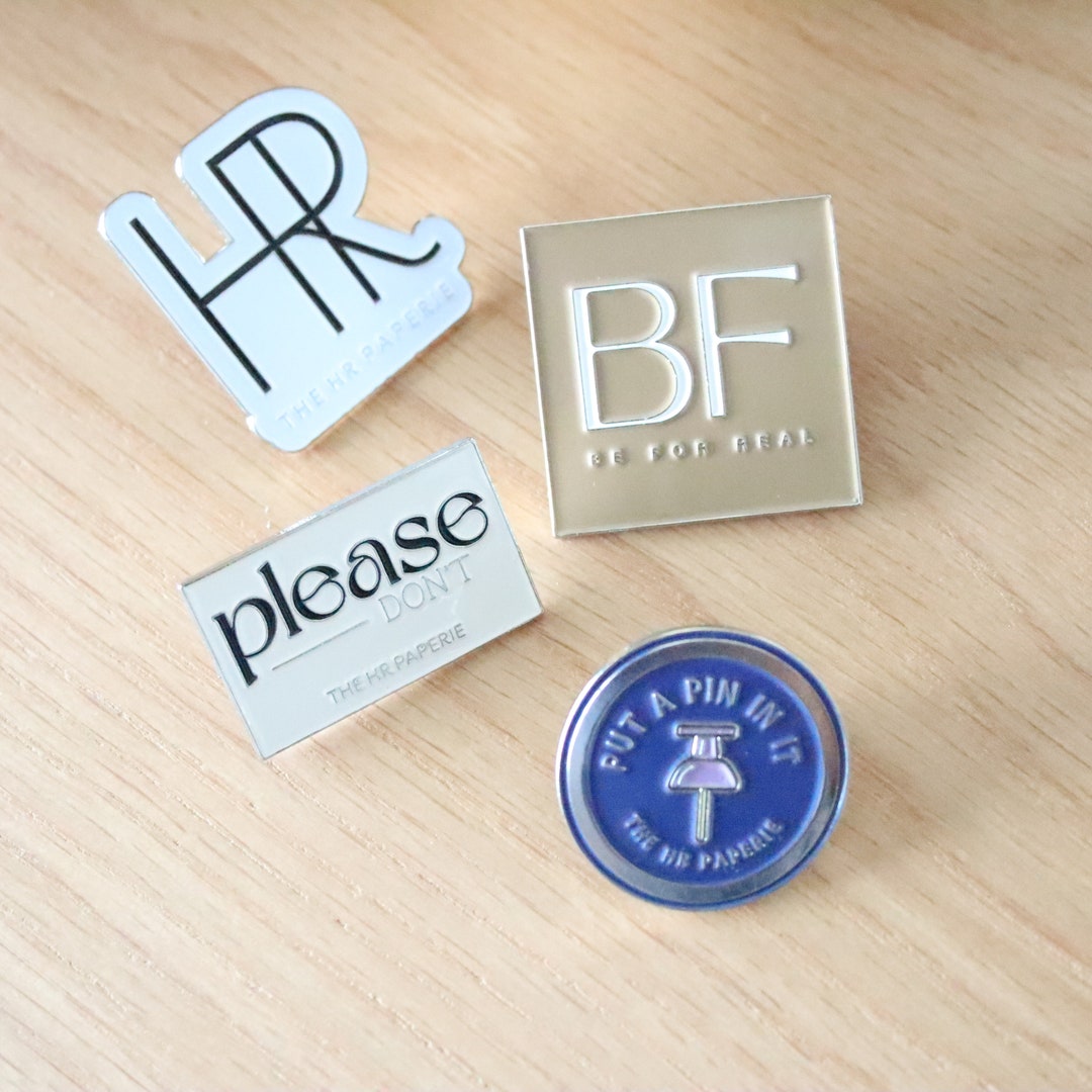 The HR Paperie Enamel Pin Collection I Wearable Pin I Lapel Pin I ...