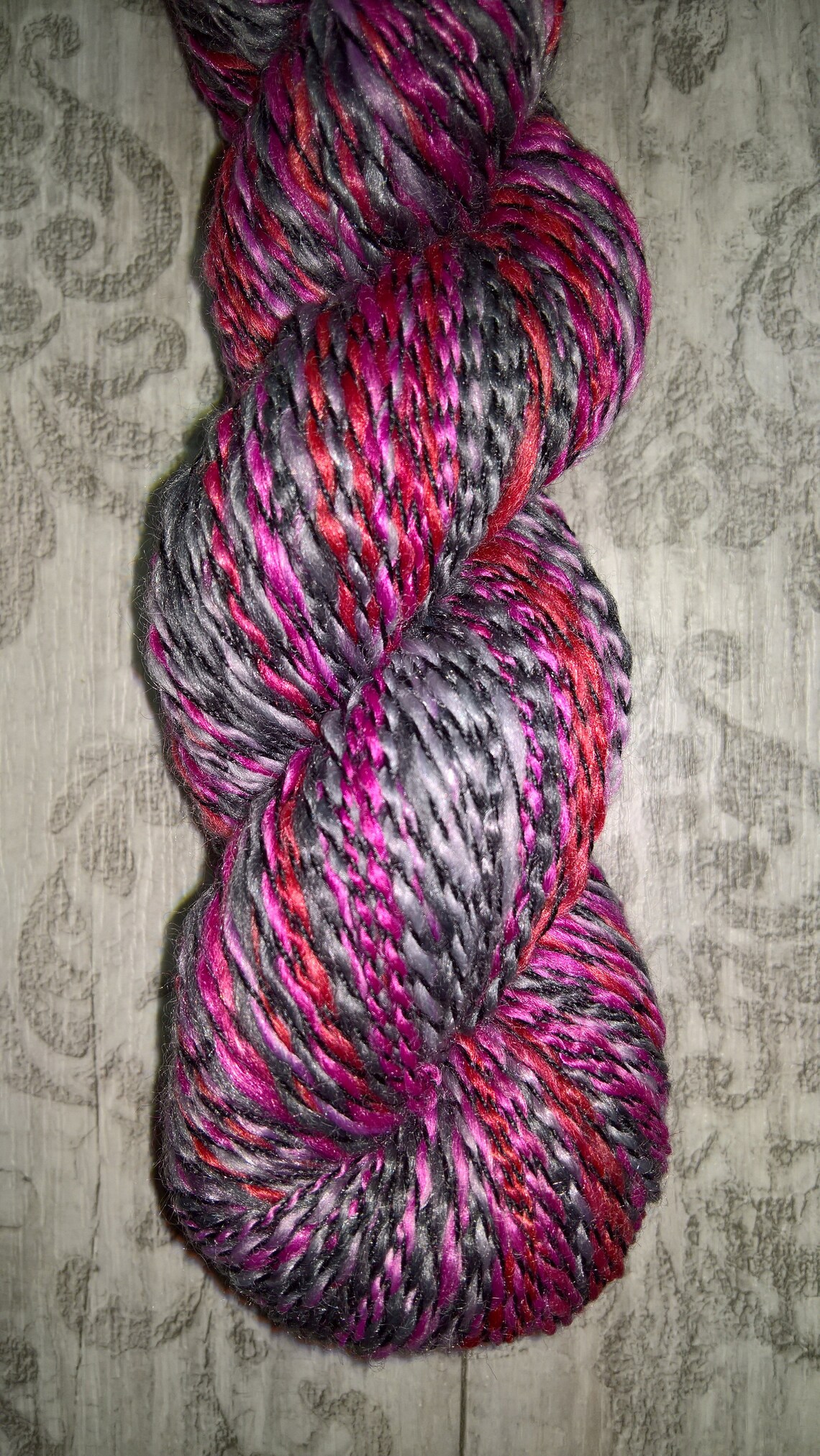Gothic Rose Hand Spun Yarn 144g - Etsy