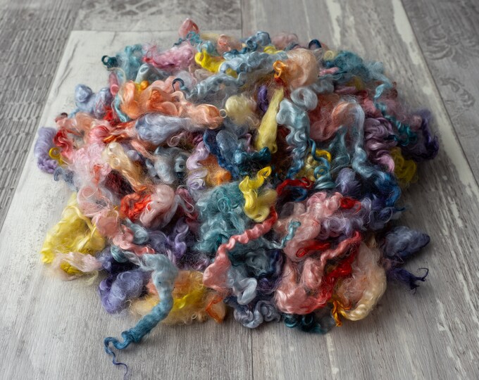 Rainbow Mohair Locks - Etsy