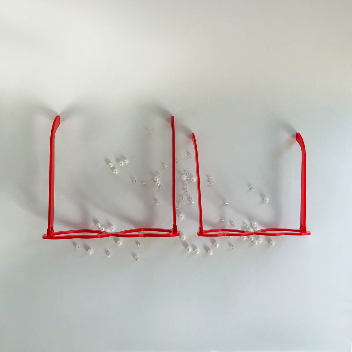 Heart Shaped Photo Props Eye Glasses Set of 4 Funny Party - Etsy