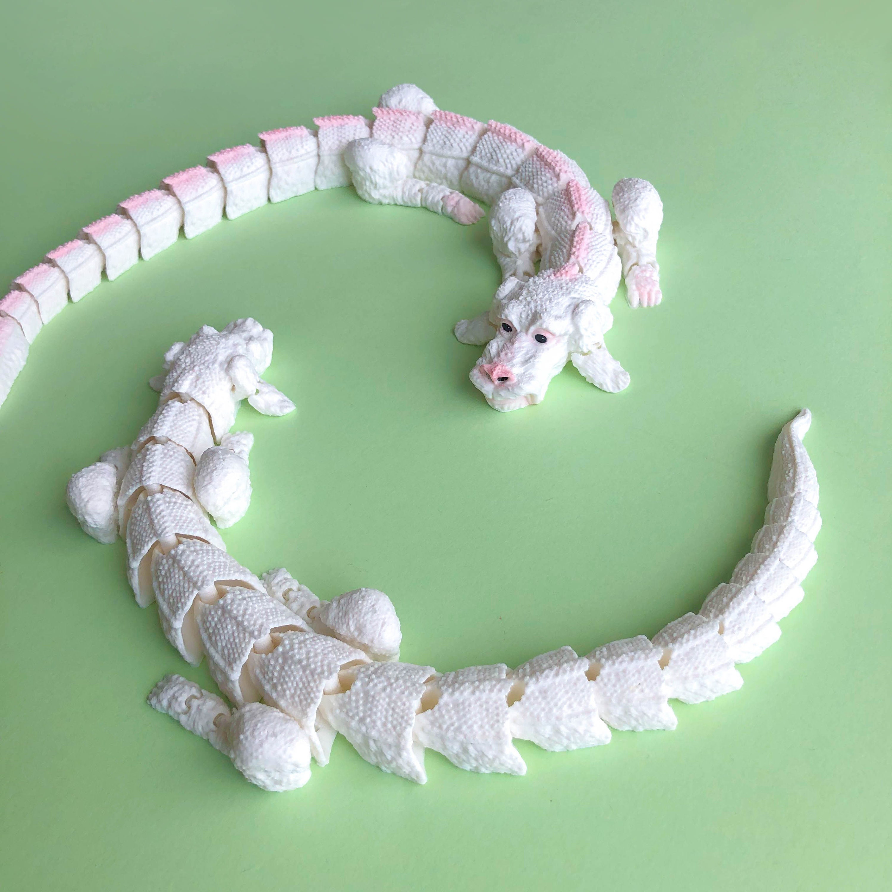 Flexi Falkor Inspired by the Neverending Story 3d Printed - Etsy