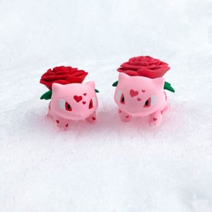 Pokemon Inspired Valentine Gift Bulbarose Rose Bulbasaur Cute ...