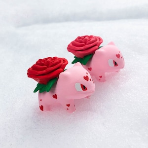 Pokemon Inspired Valentine Gift Bulbarose Rose Bulbasaur Cute ...