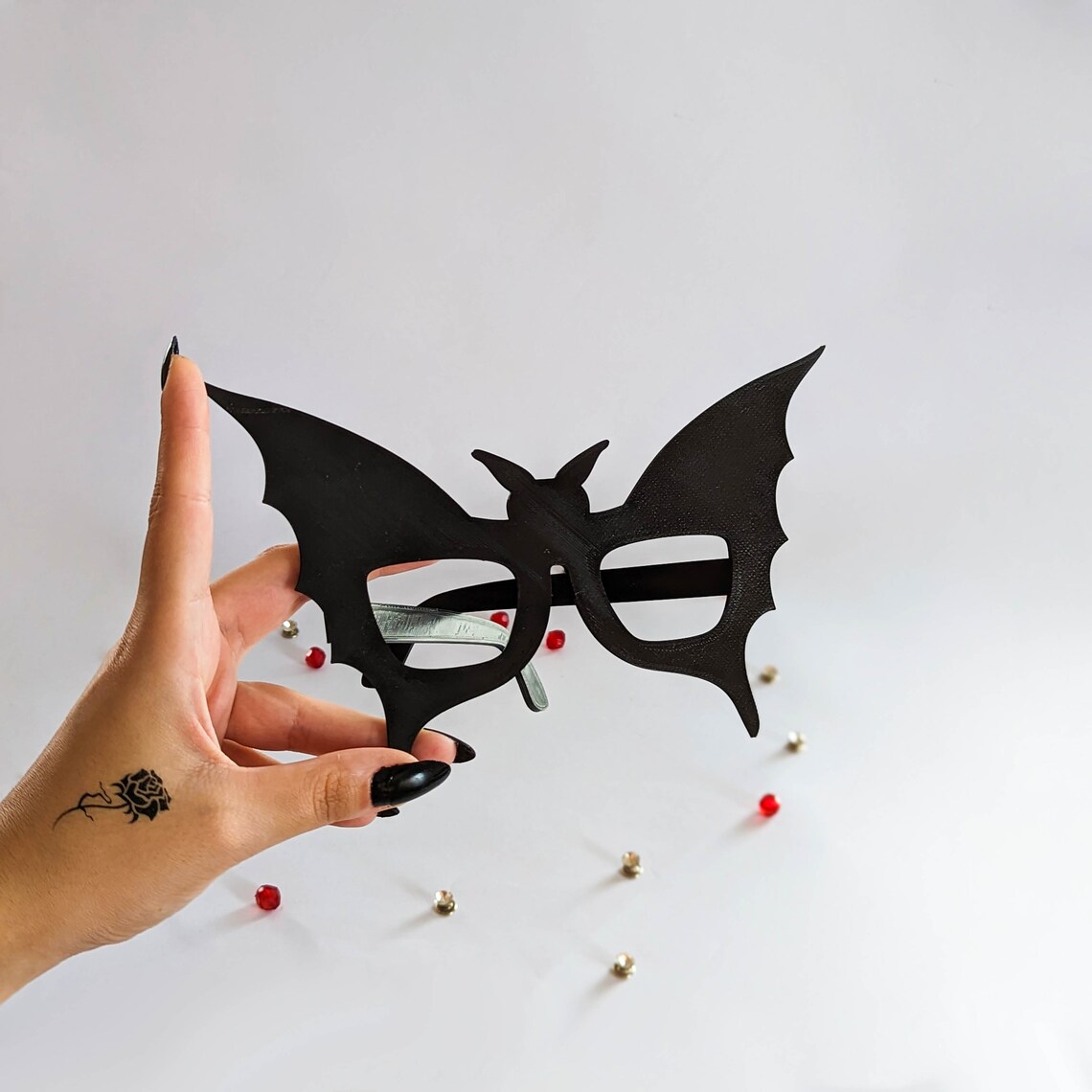 Halloween Bat Shaped Photo Props Eye Glasses - Funny Party Decor ...