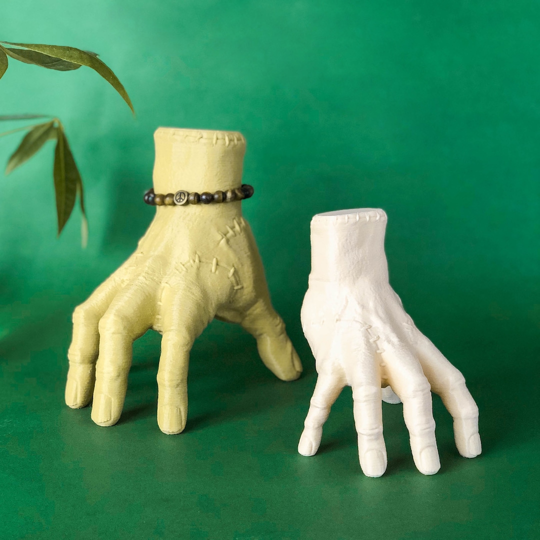 Realistic Thing Hand Wednesday Addams Inspired - 3d Printed Real Hand ...