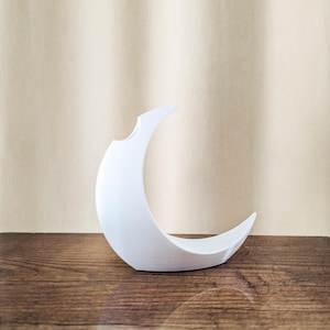 Modern Crescent Moon Vase, Dried Flower Display Vase, Boho Home Decor ...