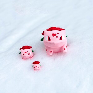 Pokemon Inspired Valentine Gift Bulbarose Rose Bulbasaur Cute ...