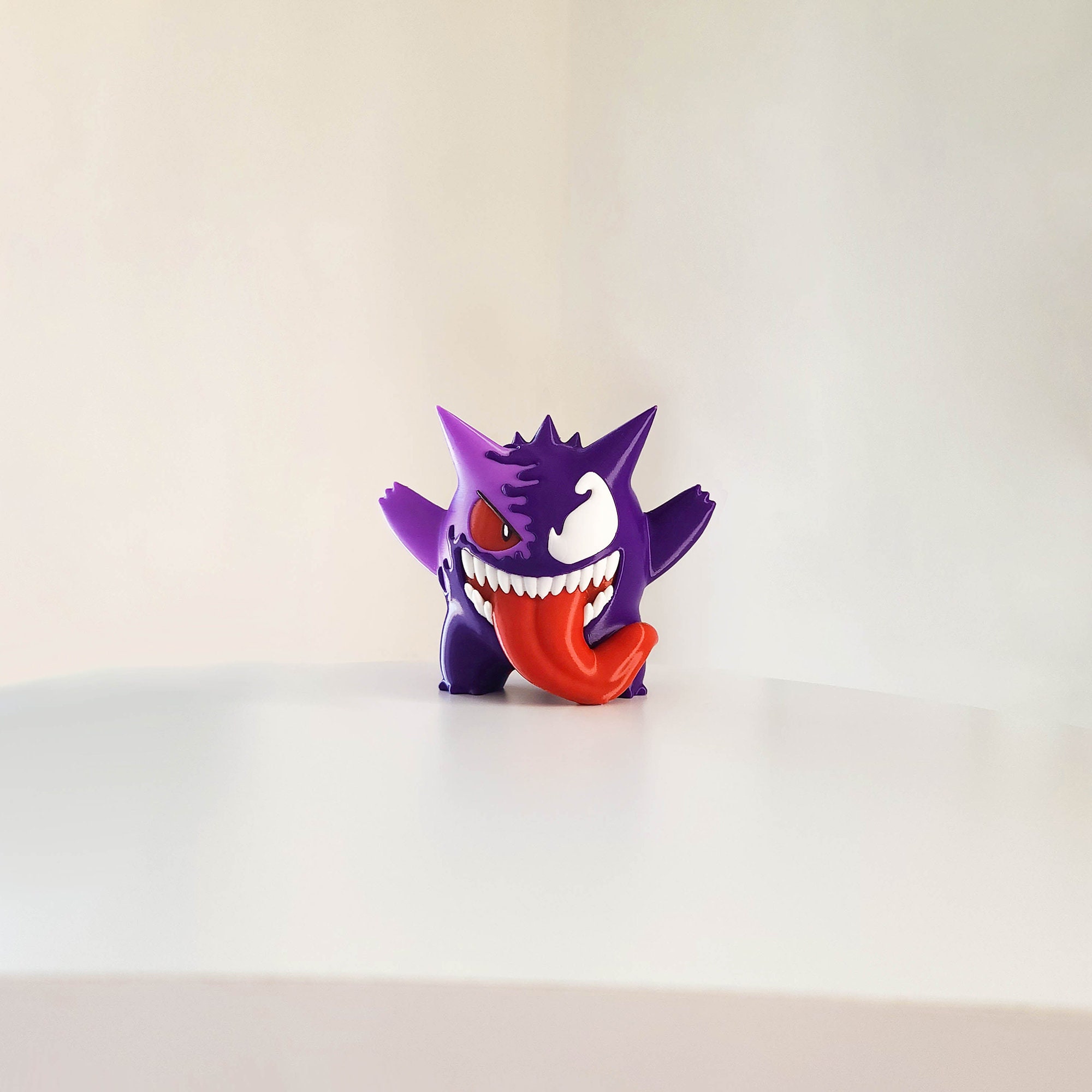 Symbiote Gengar Ghost Pokemon Figure, Multicolor Gengar Desk Toy ...