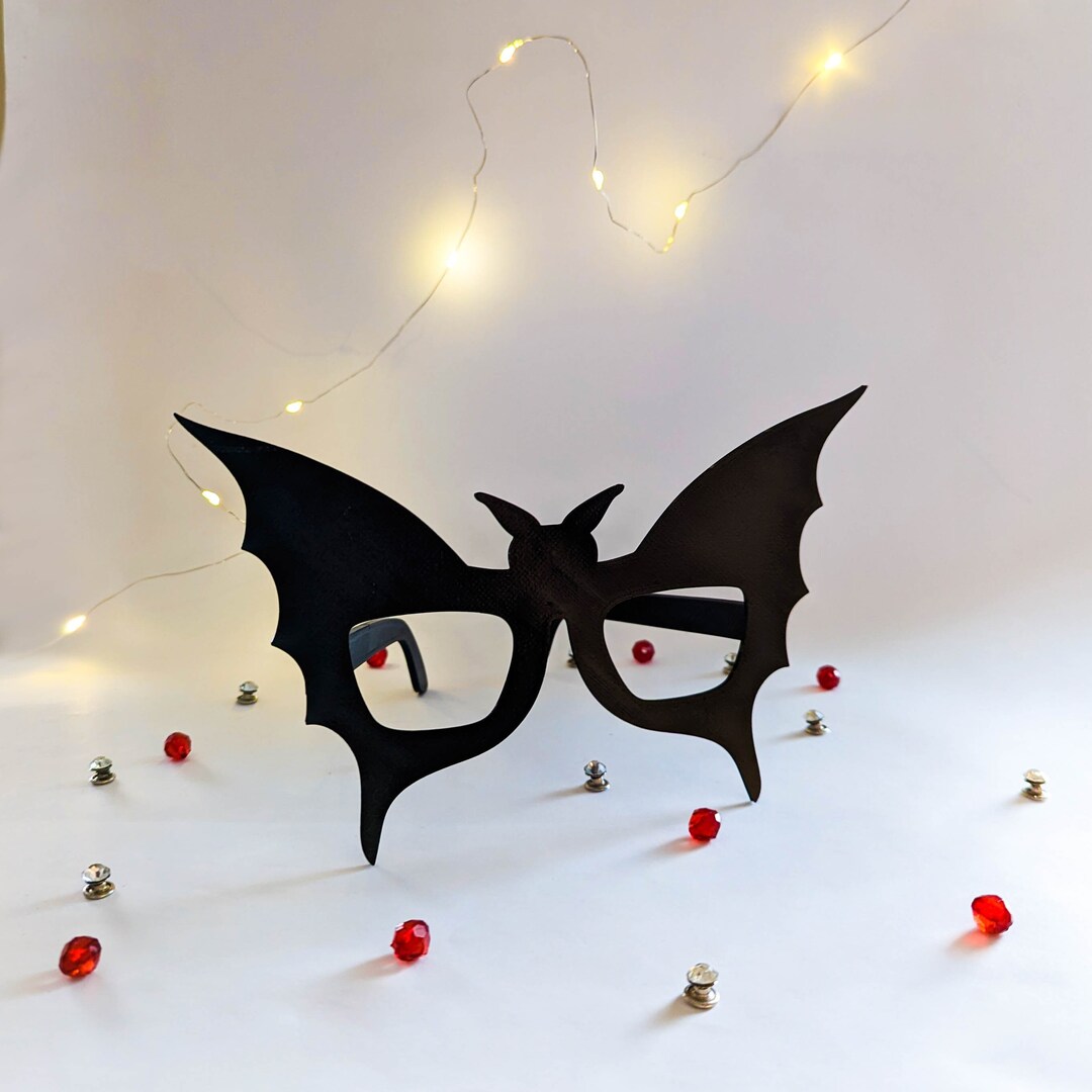 Halloween Bat Shaped Photo Props Eye Glasses - Funny Party Decor ...