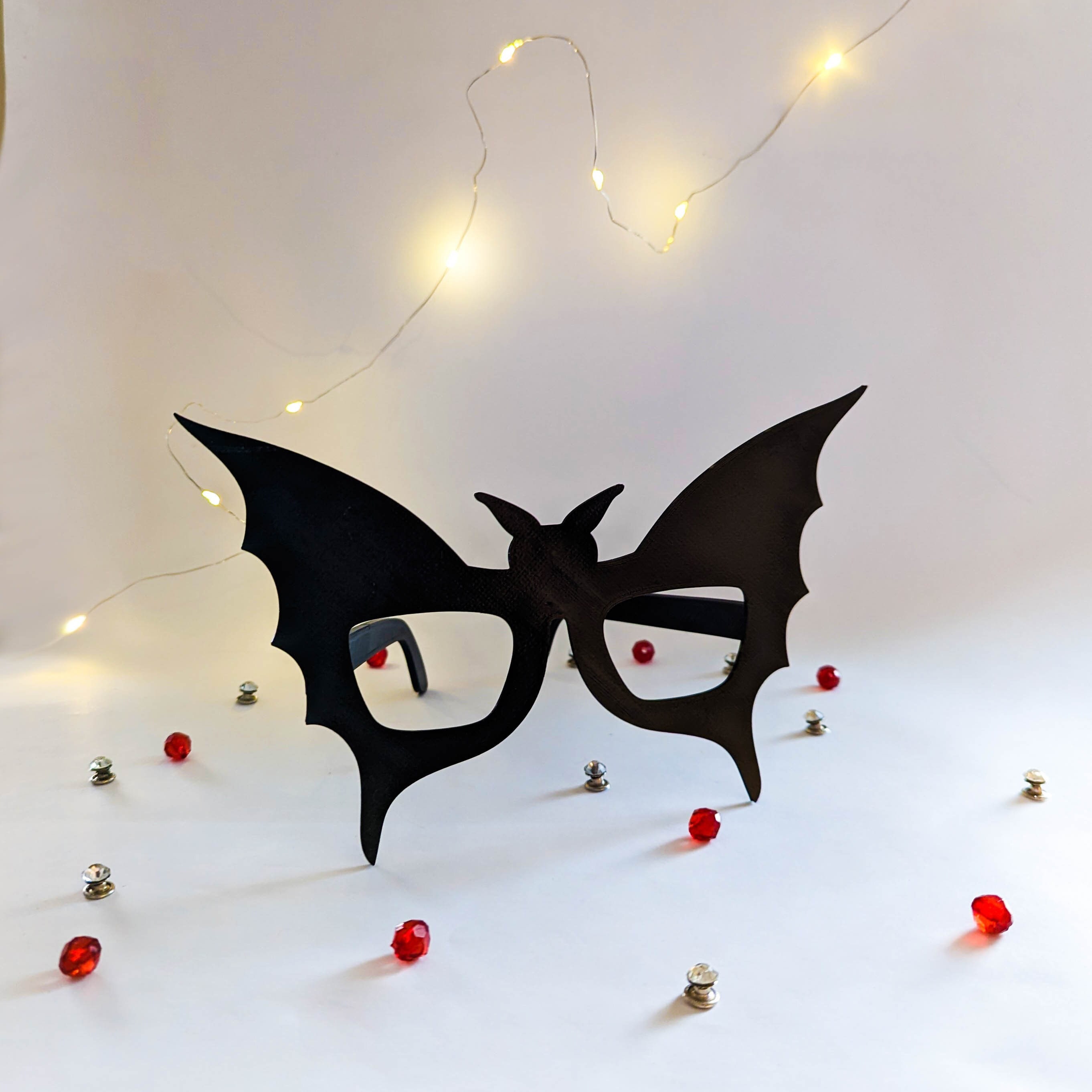 Halloween Bat Shaped Photo Props Eye Glasses Funny Party - Etsy