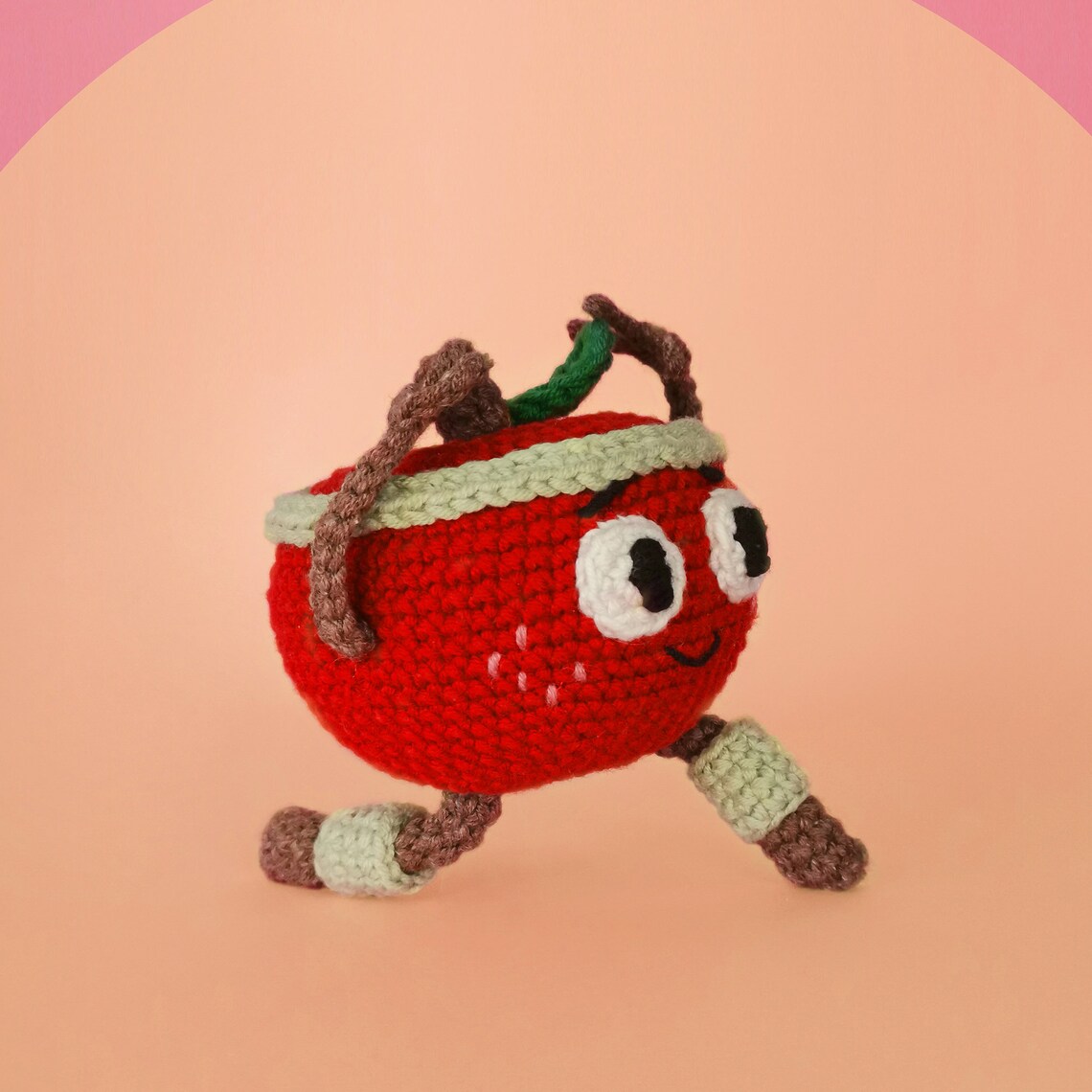 Strong Fruits Amigurumi PDF Pattern Sportsman - Etsy
