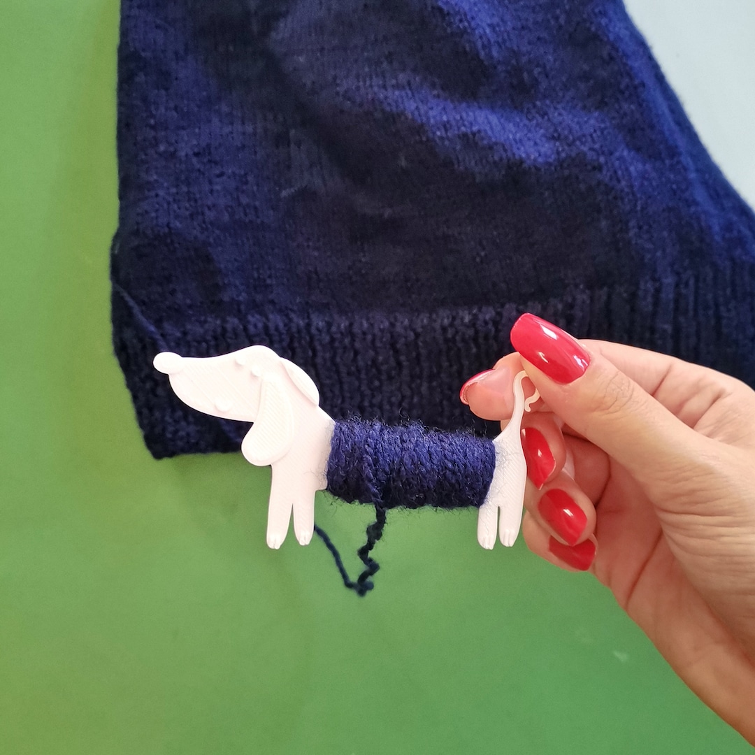 Dog Shaped Yarn Bobbins - Knit & Crochet Scrap Yarn Holder - Supplies ...