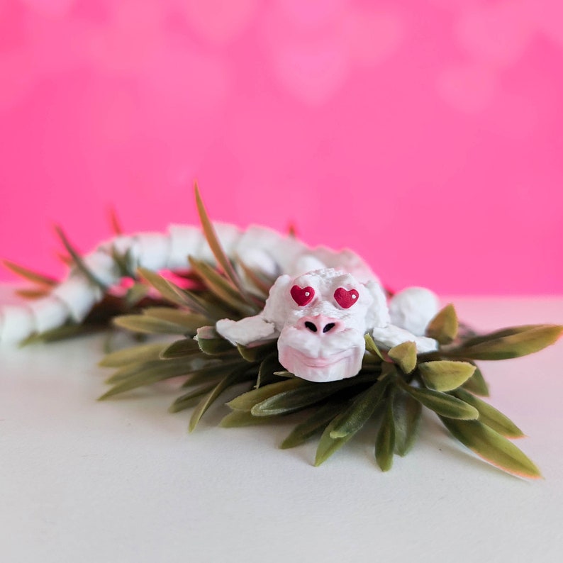 Articulated Luck Dragon Falkor Valentine Edition, Inspired by the ...