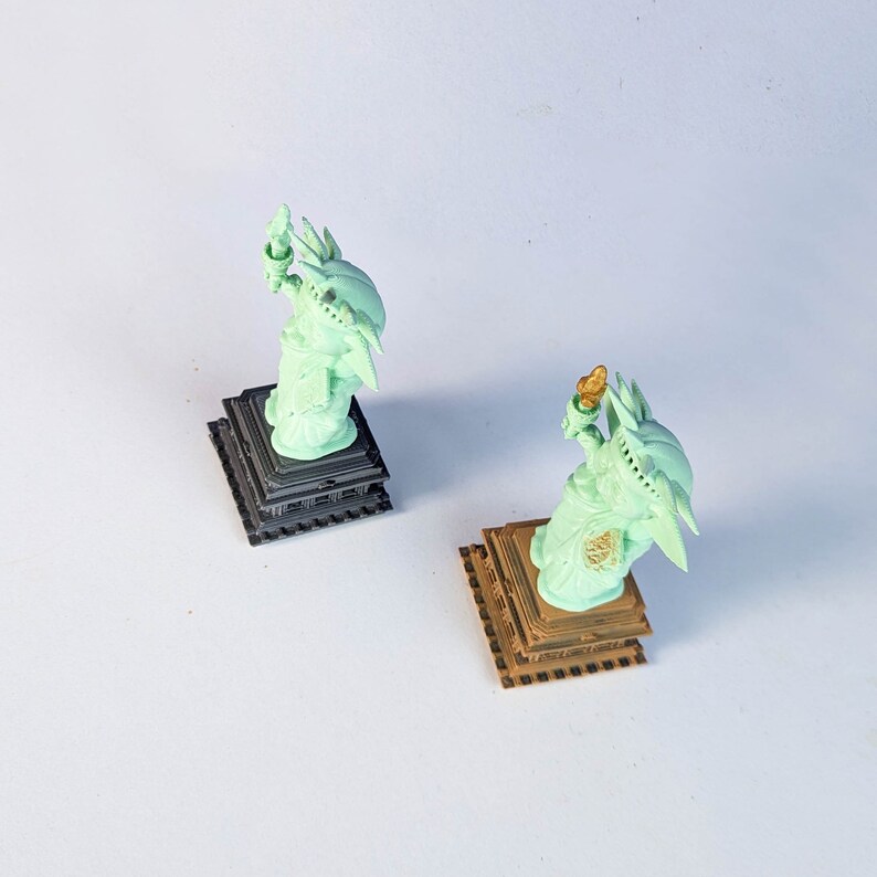 Statue of Liberty Fan Art Lady Liberty Figurine 3D Printed - Etsy