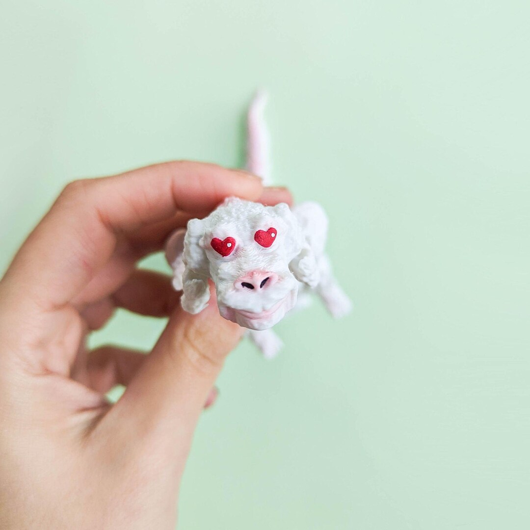 Articulated Luck Dragon Falkor Valentine Edition, Inspired by the ...