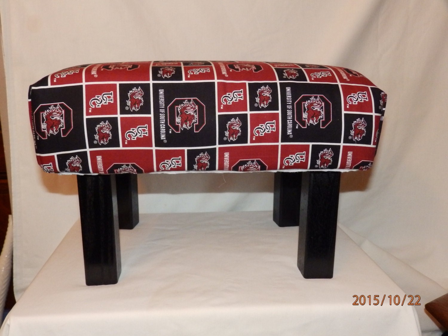 Carolina Gamecock Footstool - Etsy