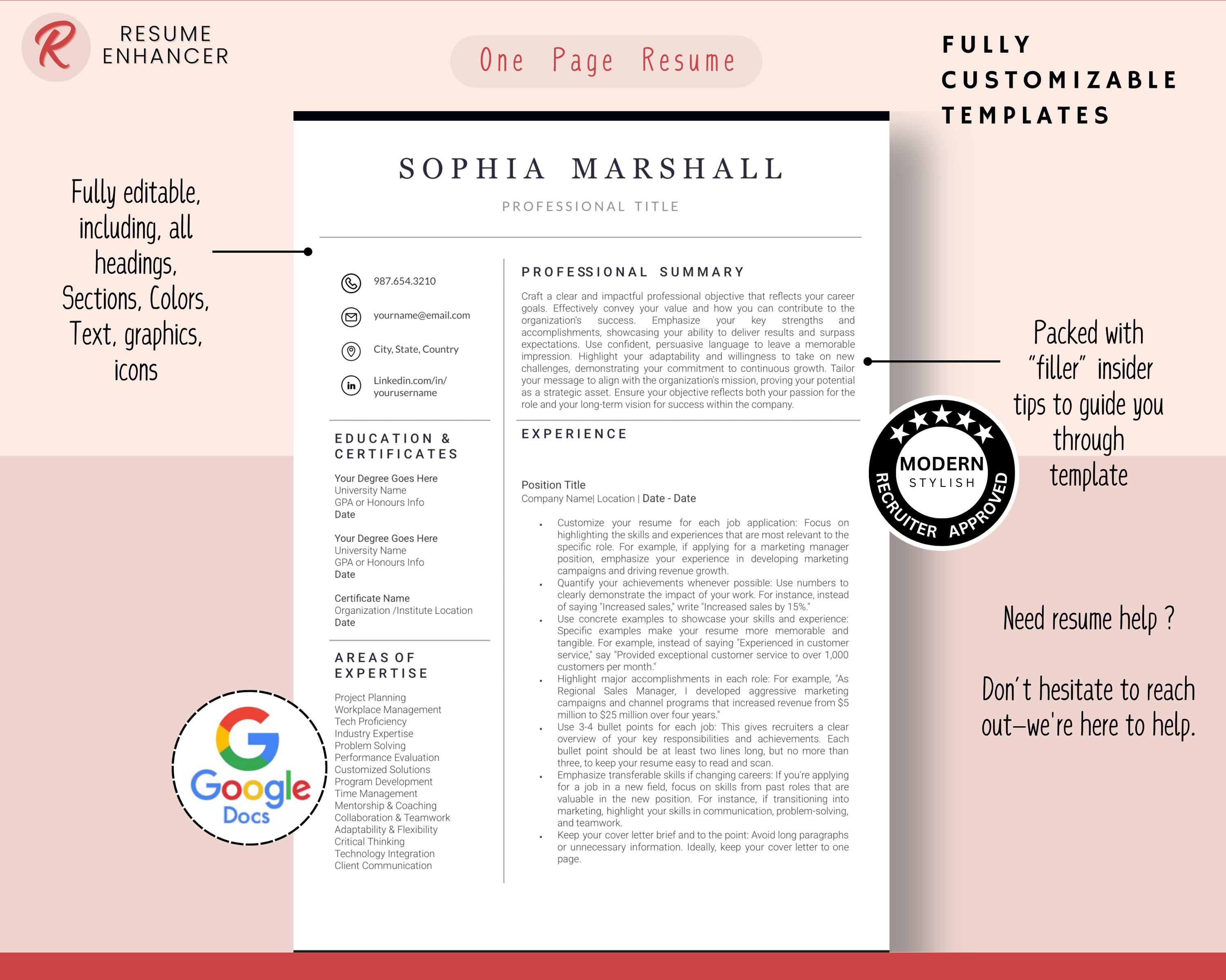 FBI Resume Template, Department of Homeland Security Resume for Google ...