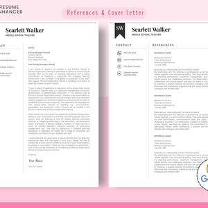Elementary School Teacher Resume Template for Google Docs, New Teacher ...