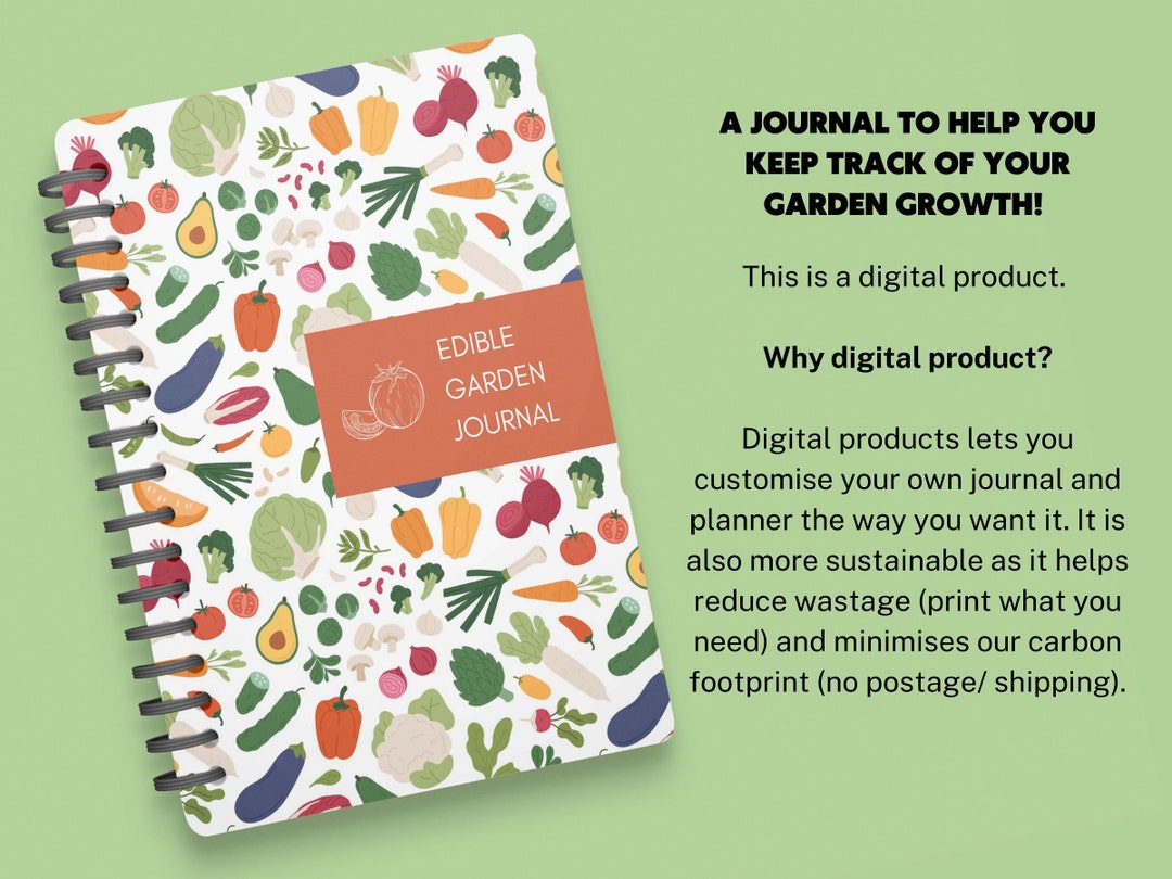 Gardening Diary, Gardening Log, Garden Tracker, Gardening Organiser ...