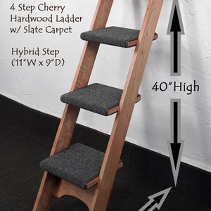 Cat Ladder - 4 Step Cherry Hardwood | Beautifully Designed Pet ...