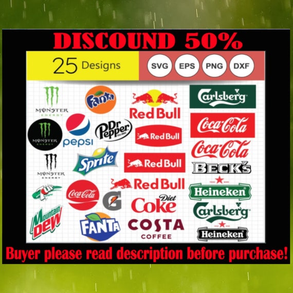 Soda SVG Clipart Cut Files for Cricut Printable Vinyl/ | Etsy