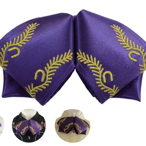 Handcrafted Mexican Mariachi Band Bow Tie Embroidered Moño Rojo Bordado ...