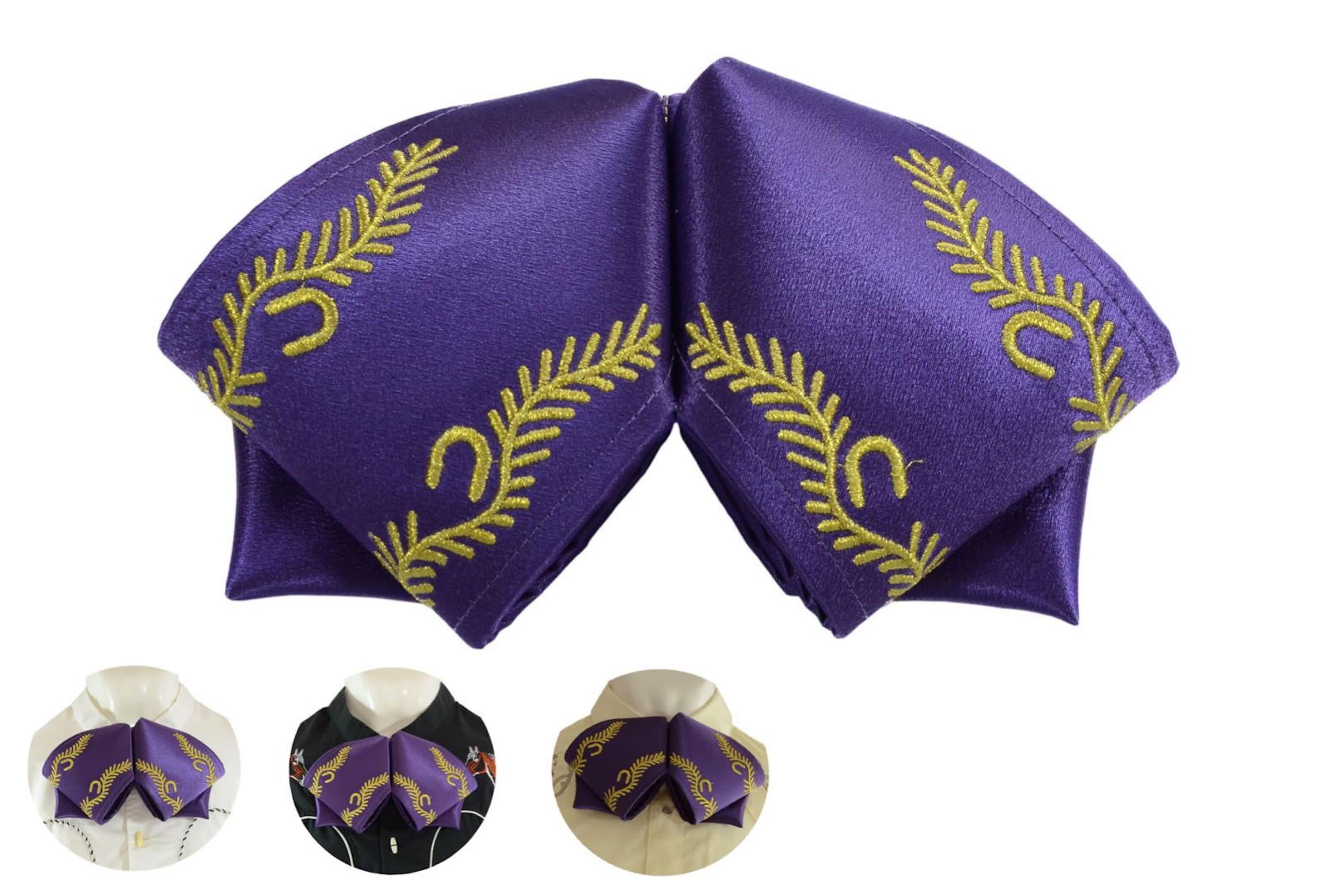 Hello Mariachi Moño Rojo bordado Mexican Bow charro Bow | Etsy