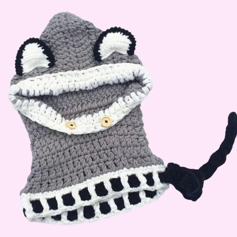 Hand Knitted Crochet Fox Ear Winter Hat Beanie for Kids - Etsy