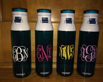 Preppy water bottle | Etsy