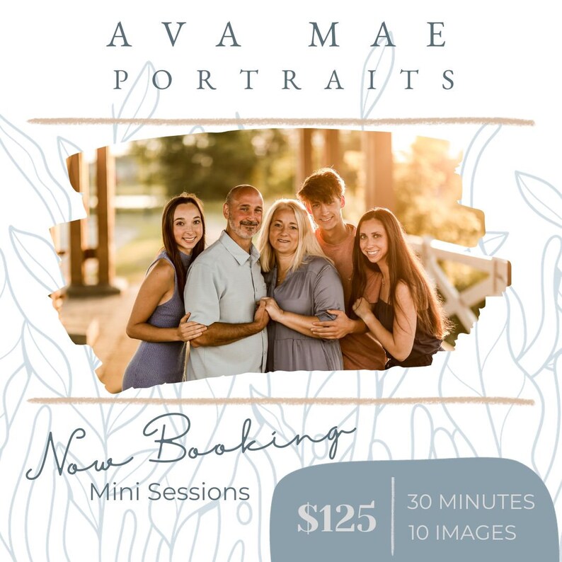 10 Ten Photographer Instagram Ad Canva Template Bundle, Boho, Pink, New ...