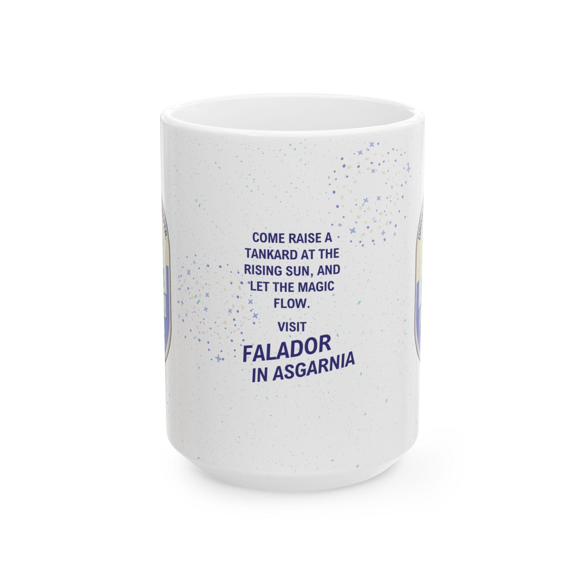 Runescape Fan Art Ceramic Mug, Wizard's Mind Bomb Fantasy Tankard ...