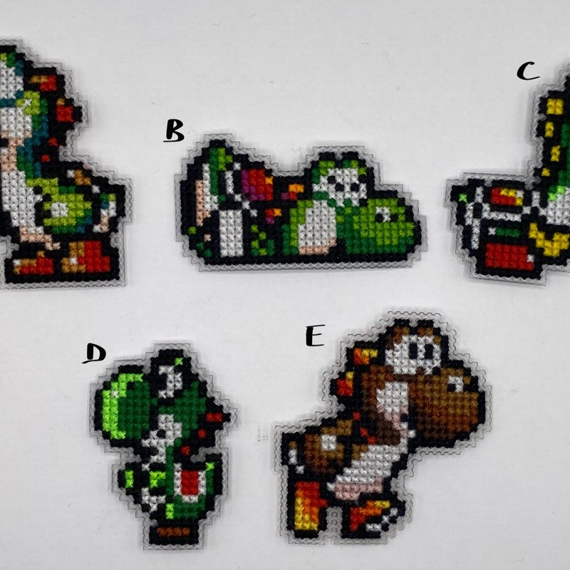 Mario Pixel Magnets - Etsy UK