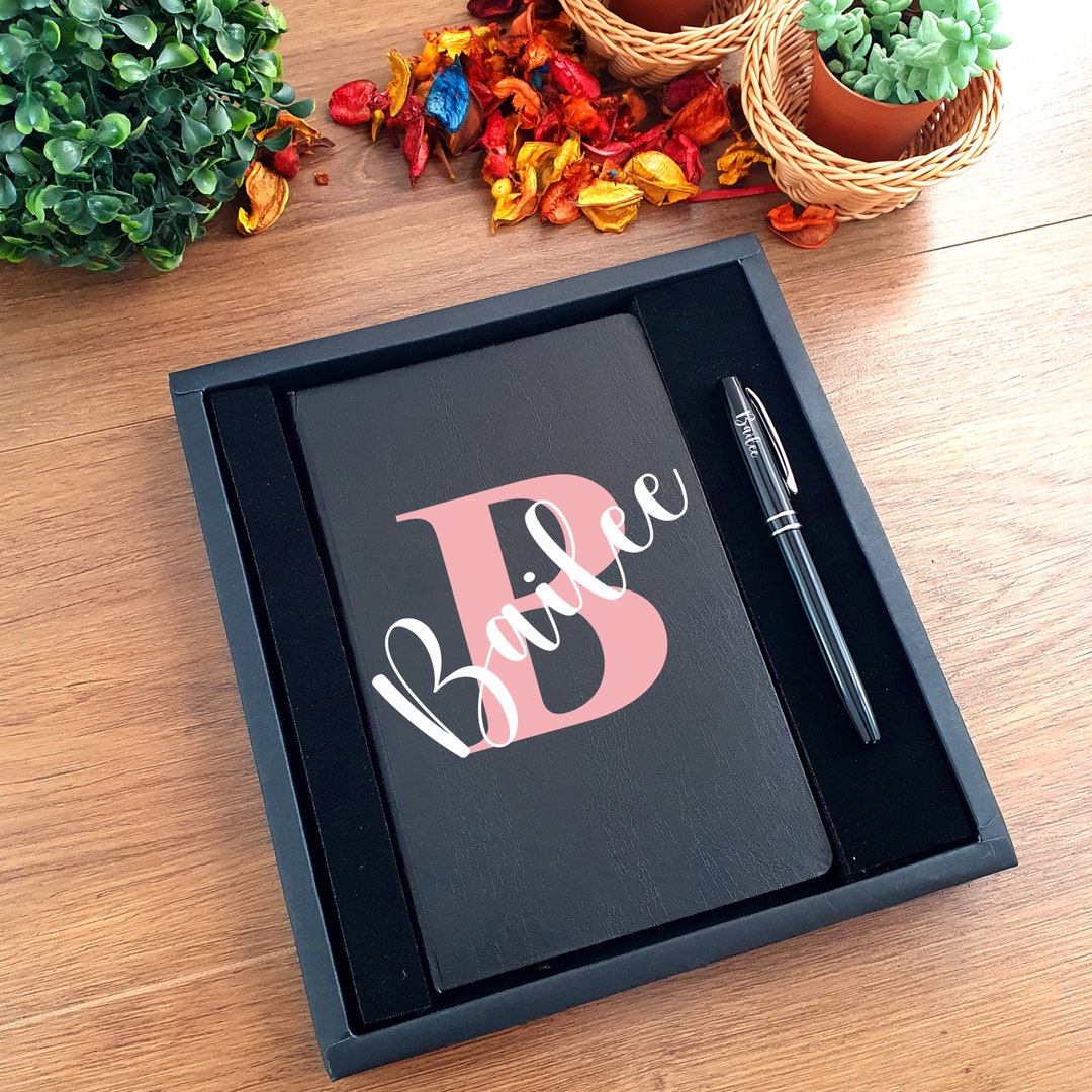 Personalized Notebook and Pen Gift Set in Special Gift Box - Etsy