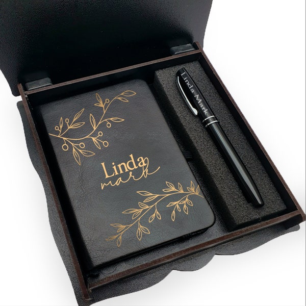 Notebook and Pen Set - Etsy UK