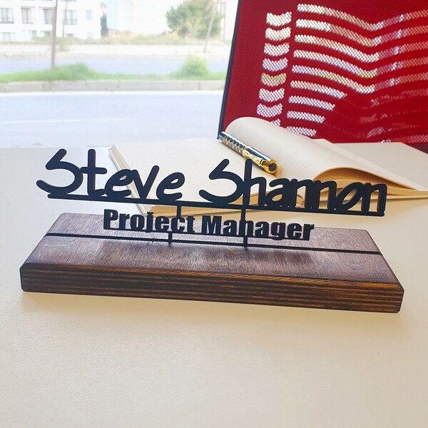 Office Name Plate - Etsy